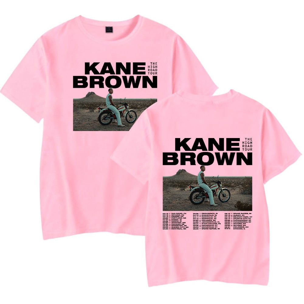 Kane Brown The High Road tour T-Shirts Merch Women Clothes Trend Casual ...