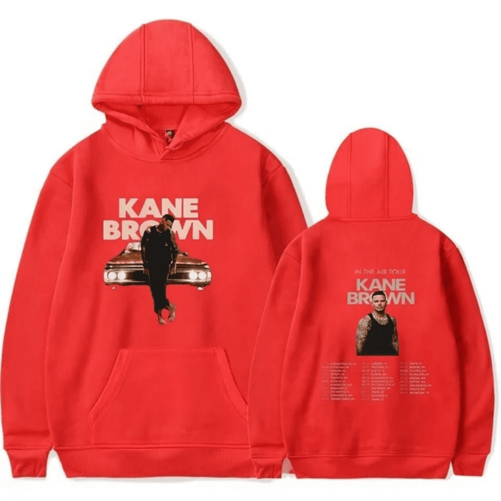 Kane Brown in The Air Tour 2024 Graphic Hoodie Hip-Hop Sweatshirt ...