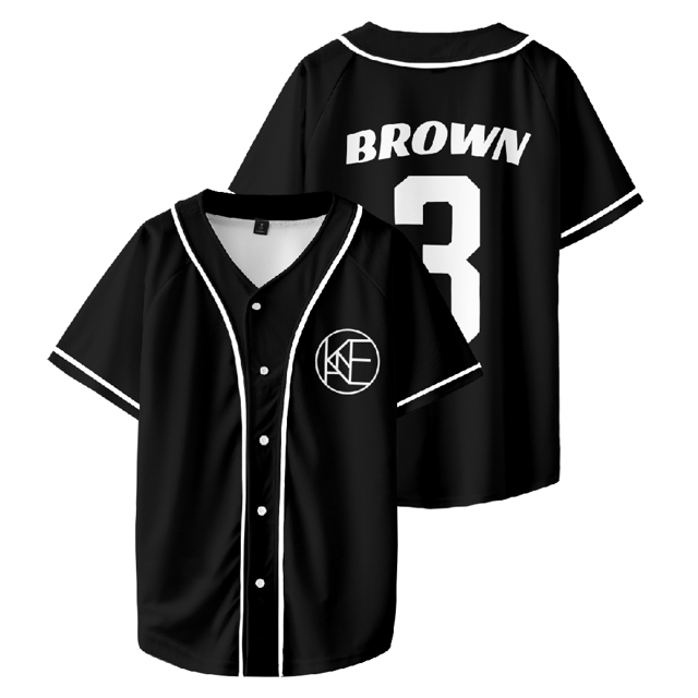Kane Brown jersey KB baseball jersey In The Air Tour merch short sleeve ...