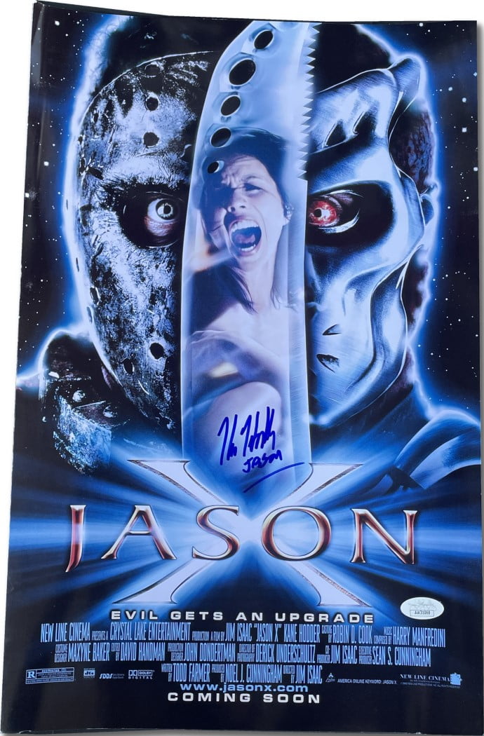 Kane Hodder Autographed 13x19 Photo Friday the 13th Jason Voorhees JSA ...