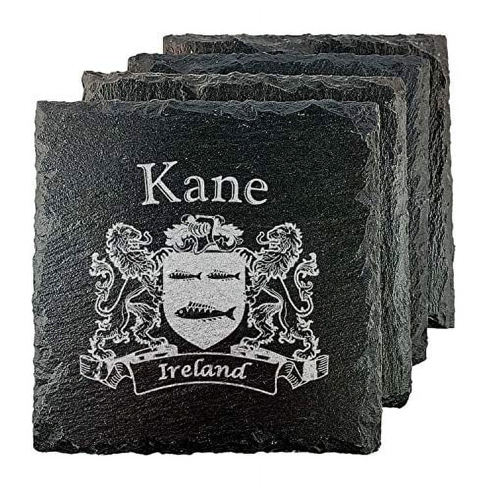 Kane Irish Coat of Arms Slate Coasters - Set of 4 - Walmart.com