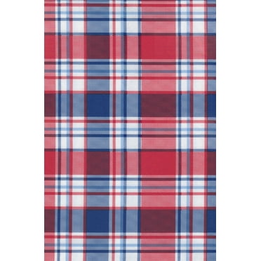 Summer Fun Americana Vinyl Tablecloth with Flannel Backing: USA Red ...