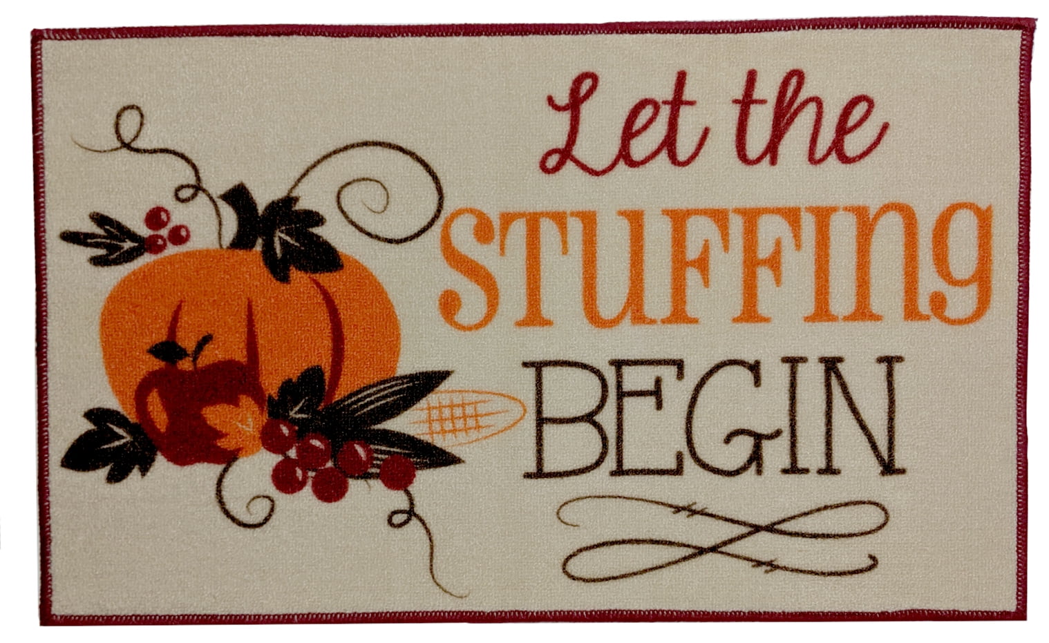Kane Thanksgiving Kitchen Floor Mat, 18 x 30 inches, Nylon - Walmart.com