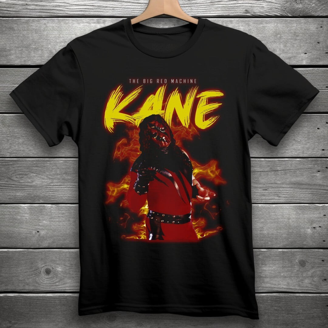 Kane Wrestling T-Shirt Black S-3XL WWE - Walmart.com