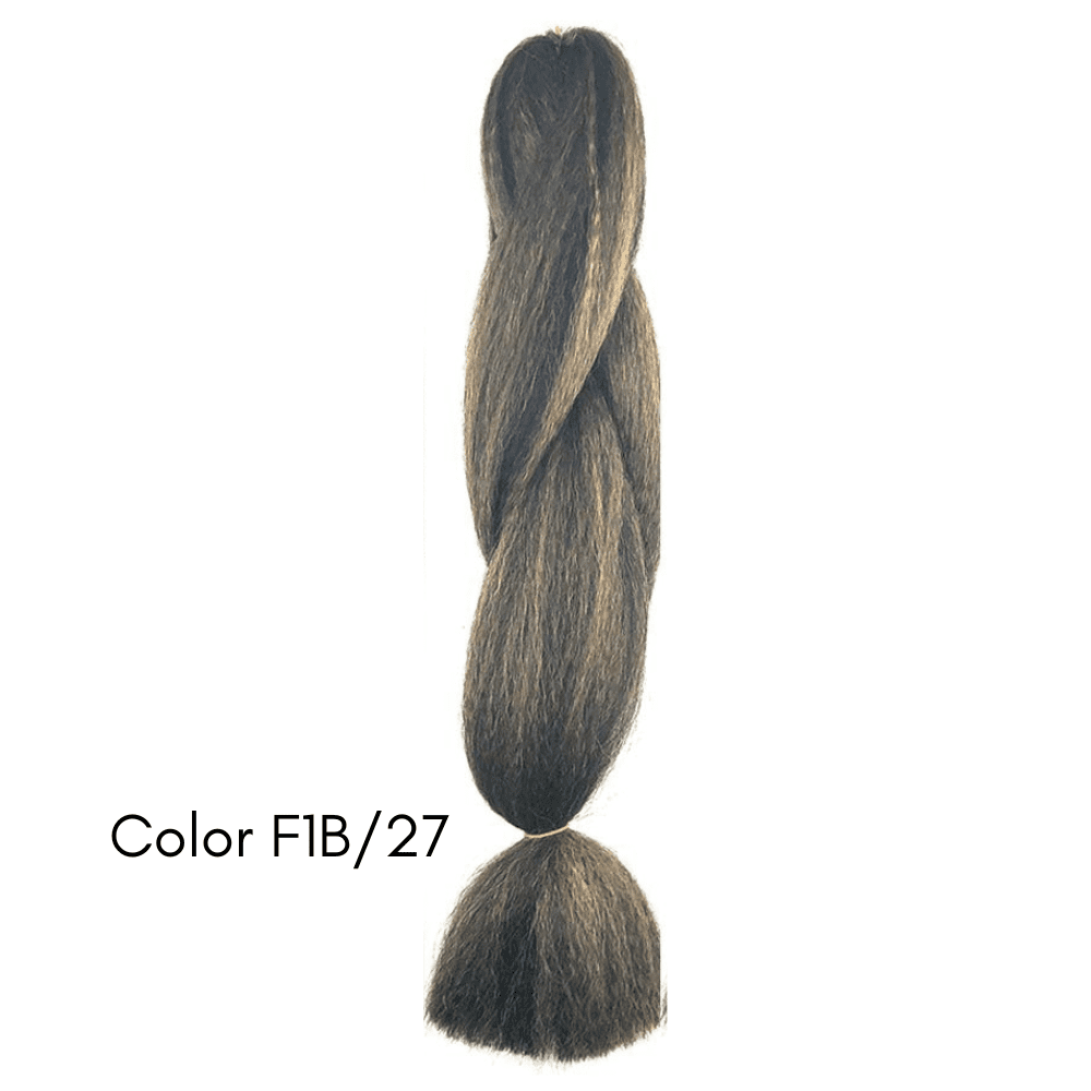 Kanekalon Jumbo Braid Hair Extension Color: F1B/27 - Walmart.com