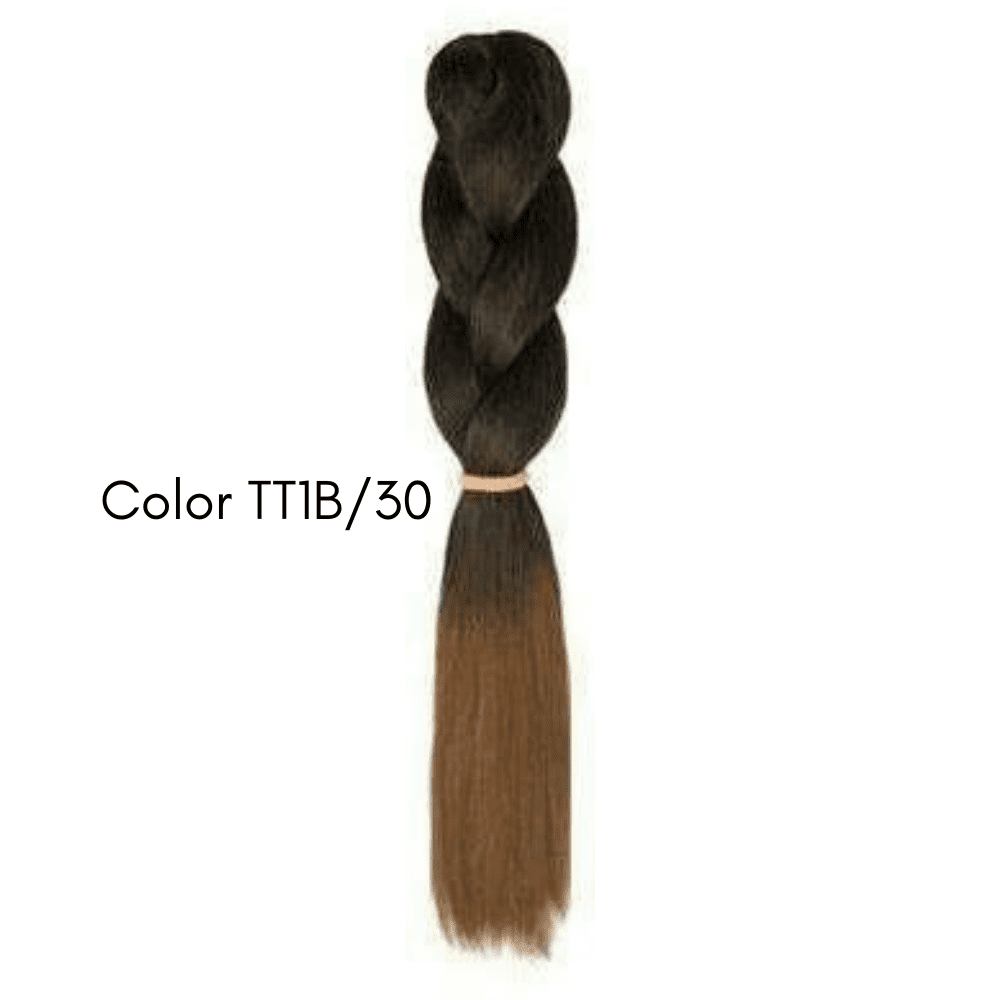 Kanekalon Jumbo Braid Hair Extension Color: TT1B/30 - Walmart.com