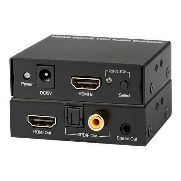 KanexPro Audio De-Embedder with HDMI Video Output - Walmart Business ...