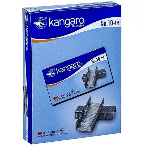 KGOC Kangaro Desk Essentials NO. 10-1M Heavy Duty Steel Wire Staple ...