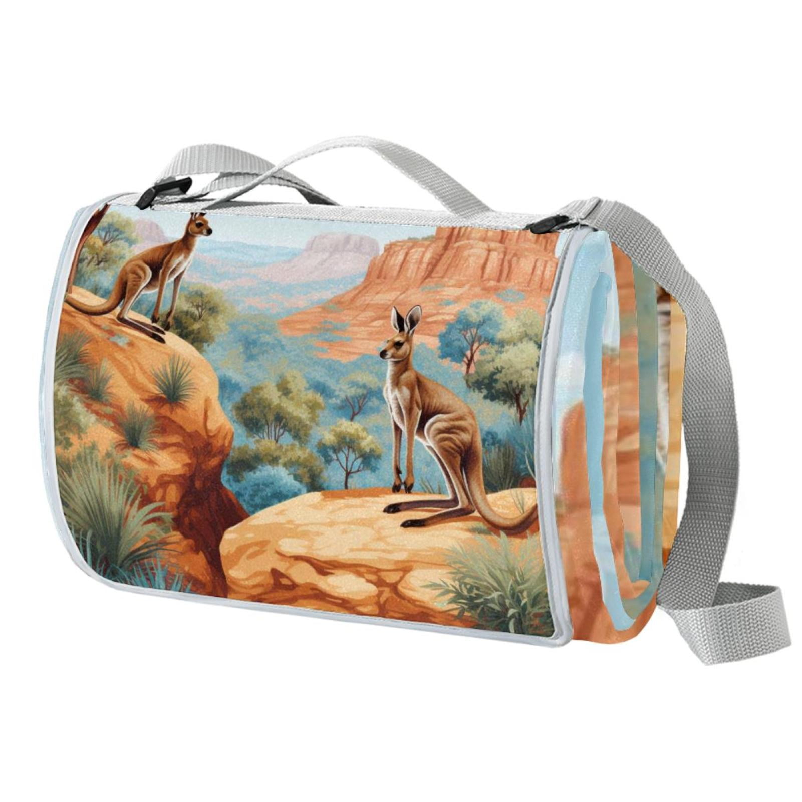 Kangaroo Canvas Outdoor Picnic Mat - Large Size for Family Use ...
