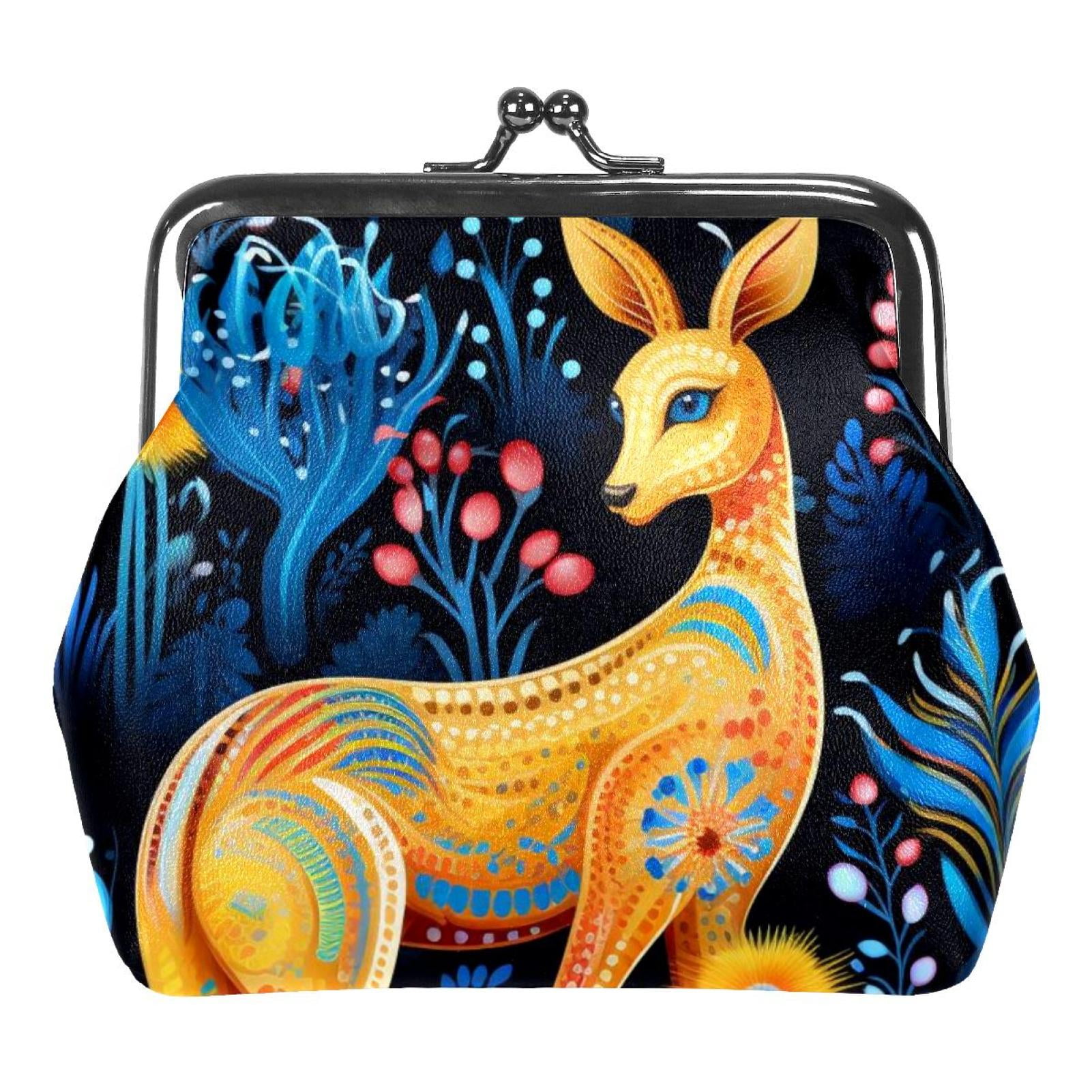 Kangaroo Coin Purse Kiss Lock Change Purse Vintage Trinkets Pouch ...