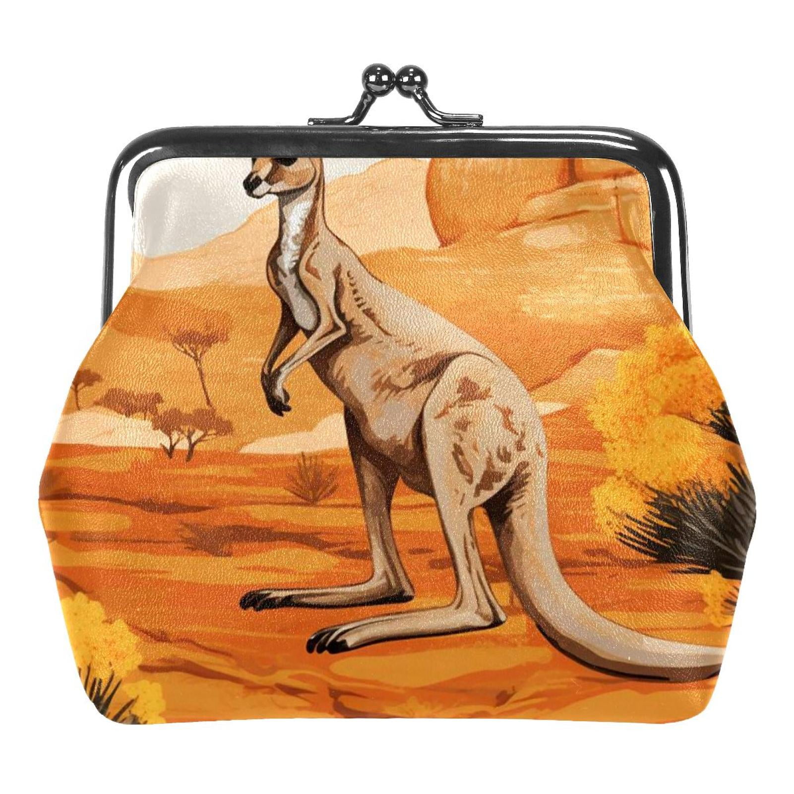 Kangaroo Coin Purse Kiss Lock Change Purse Vintage Trinkets Pouch ...