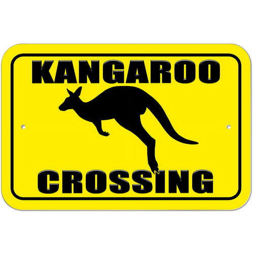 Kangaroo Crossing Sign - Walmart.com