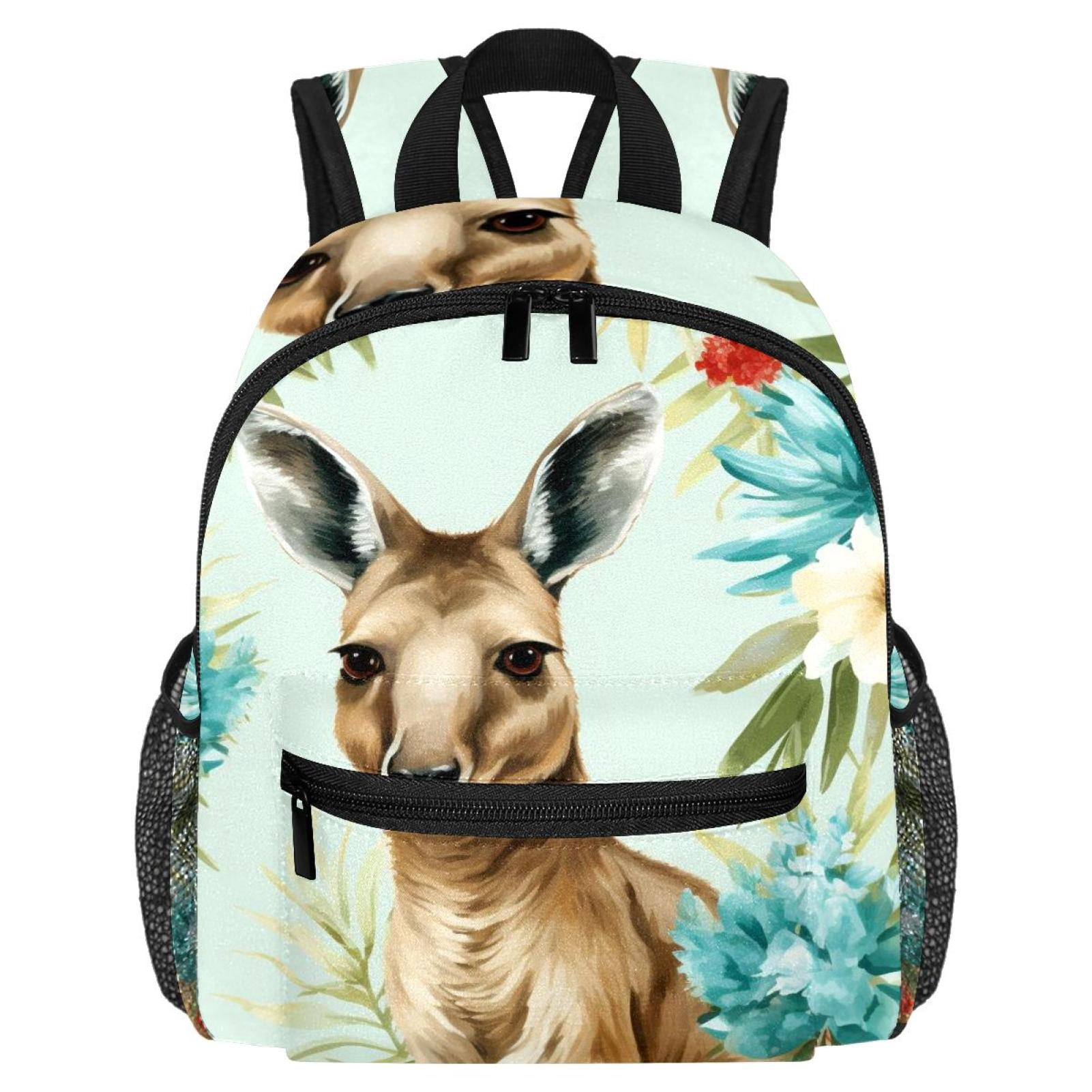 Kangaroo Cute Adjustable Shoulder Strap Backpack with Large Capacity ...