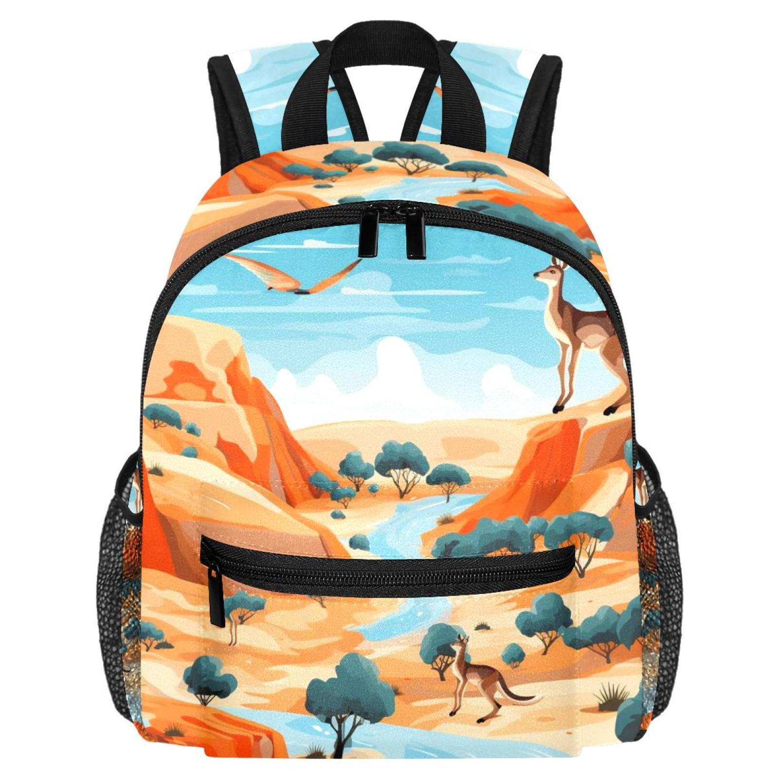 Kangaroo Cute Adjustable Shoulder Strap Backpack with Large Capacity ...