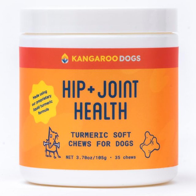 Kangaroo Dogs Hip + Joint Health Turmeric Soft Chews - Dog Supplement ...