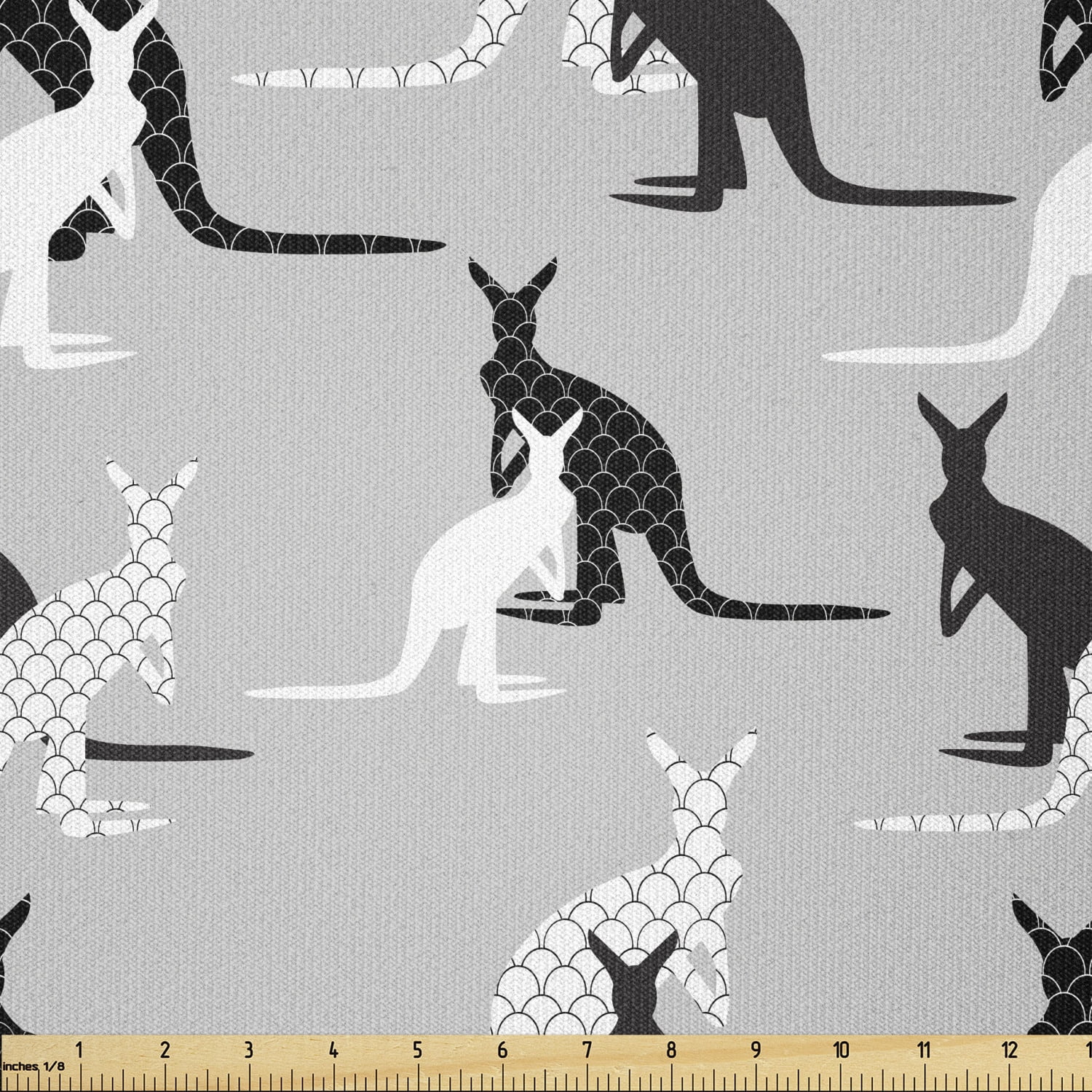 Kangaroo Fabric by The Yard, Seashell Pattern Built in Animal ...