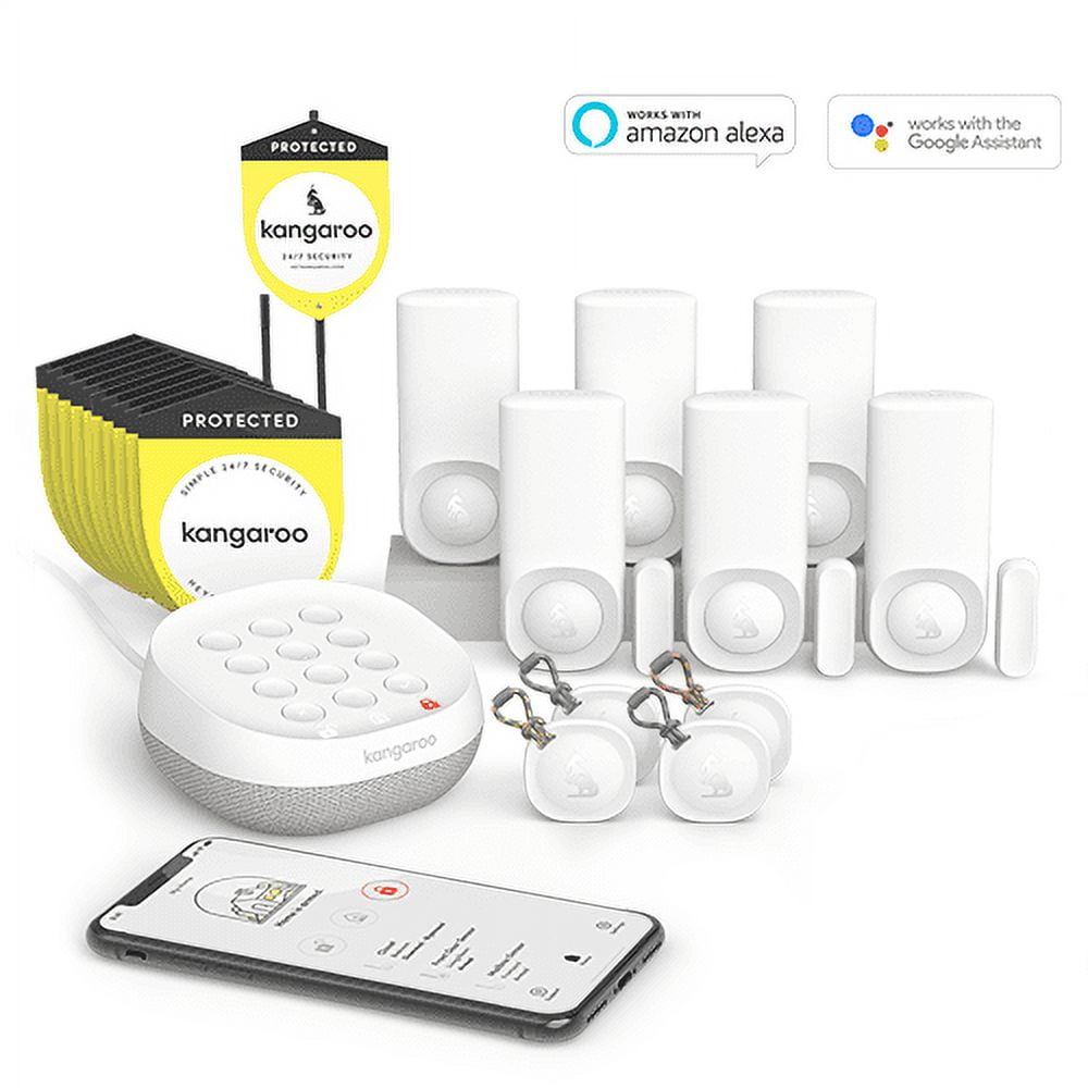 Kangaroo Home Security 7-Piece Security Alarm System - Walmart.com
