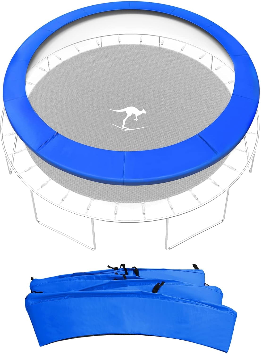 Kangaroo Hoppers 14FT Trampoline Safety Pad Replacement, Waterproof ...