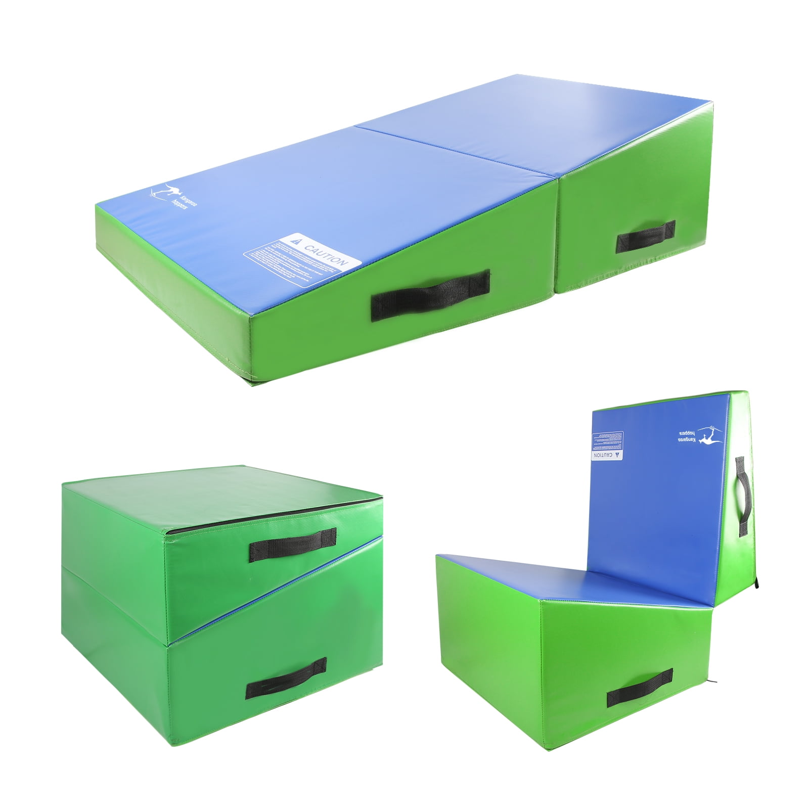 "Kangaroo Hoppers Folding Wedge Gymnastics Cheese Mat, 56""x28""x15 ...