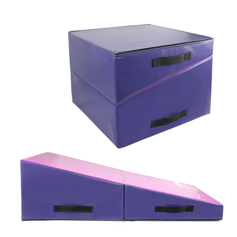 Kangaroo Hoppers 56" x28" x15" Gymnastics Cheese Mat, Incline Tumbling ...