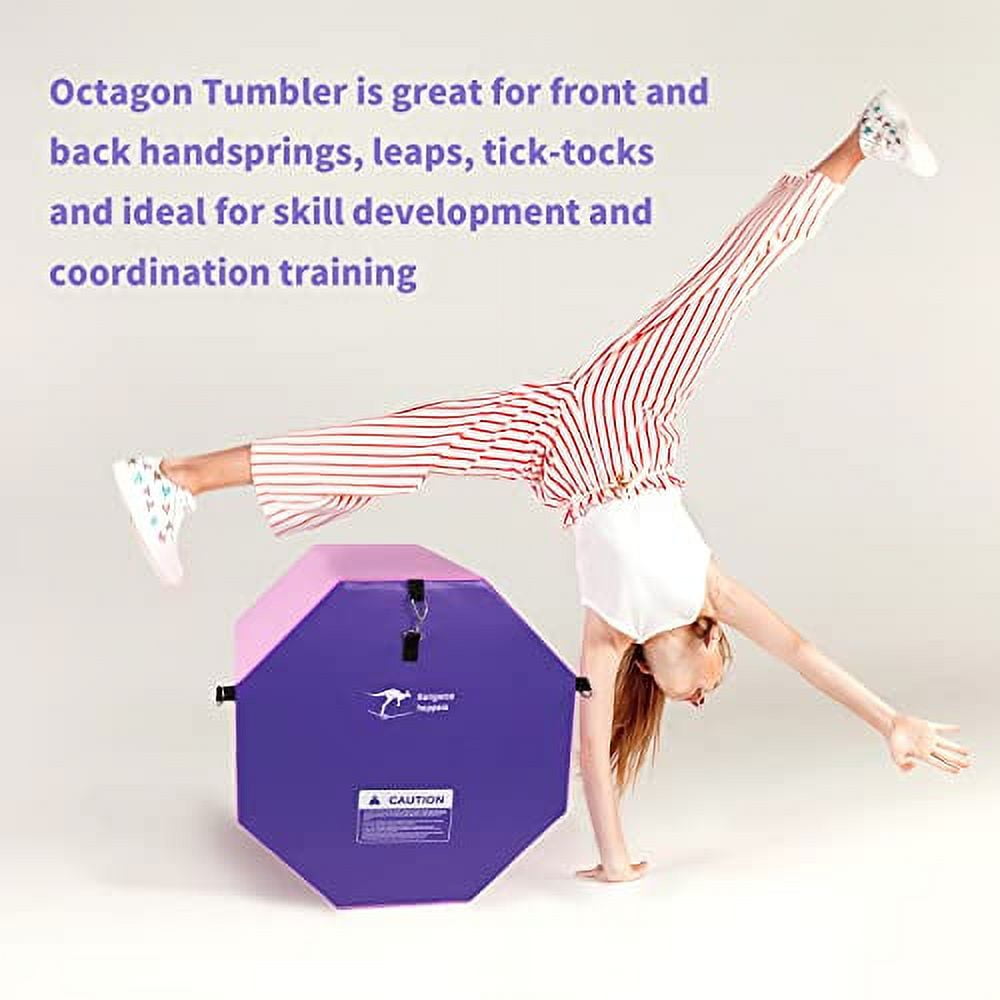 Kangaroo Hoppers Gymnastics Octagon Tumble Mat 24"x26" / 19"x23" with ...