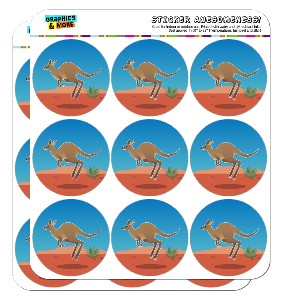 Kangaroo Hopping in the Australian Outback 2" Planner Calendar ...