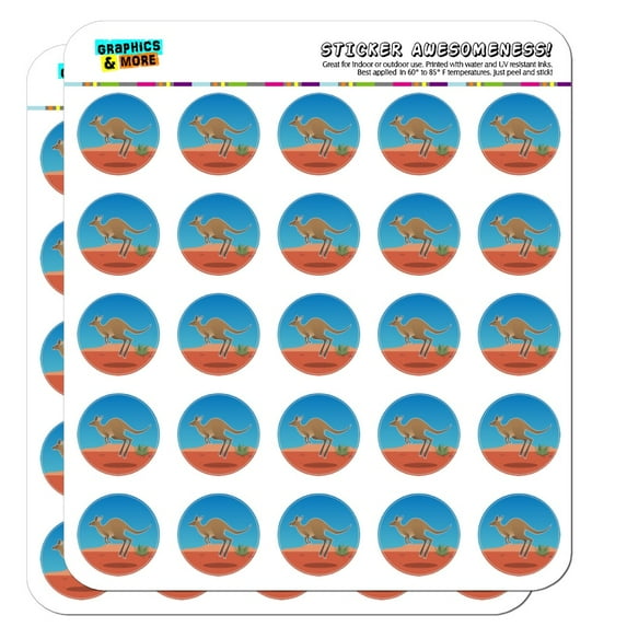 Kangaroo Hopping in the Australian Outback Planner Calendar ...