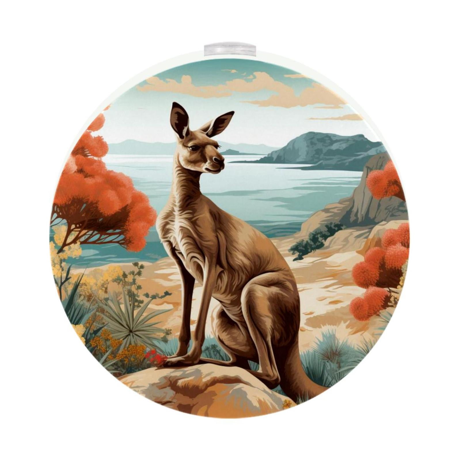 Kangaroo LED Round Night Light-2PCS: Compact and Energy-Efficient ...