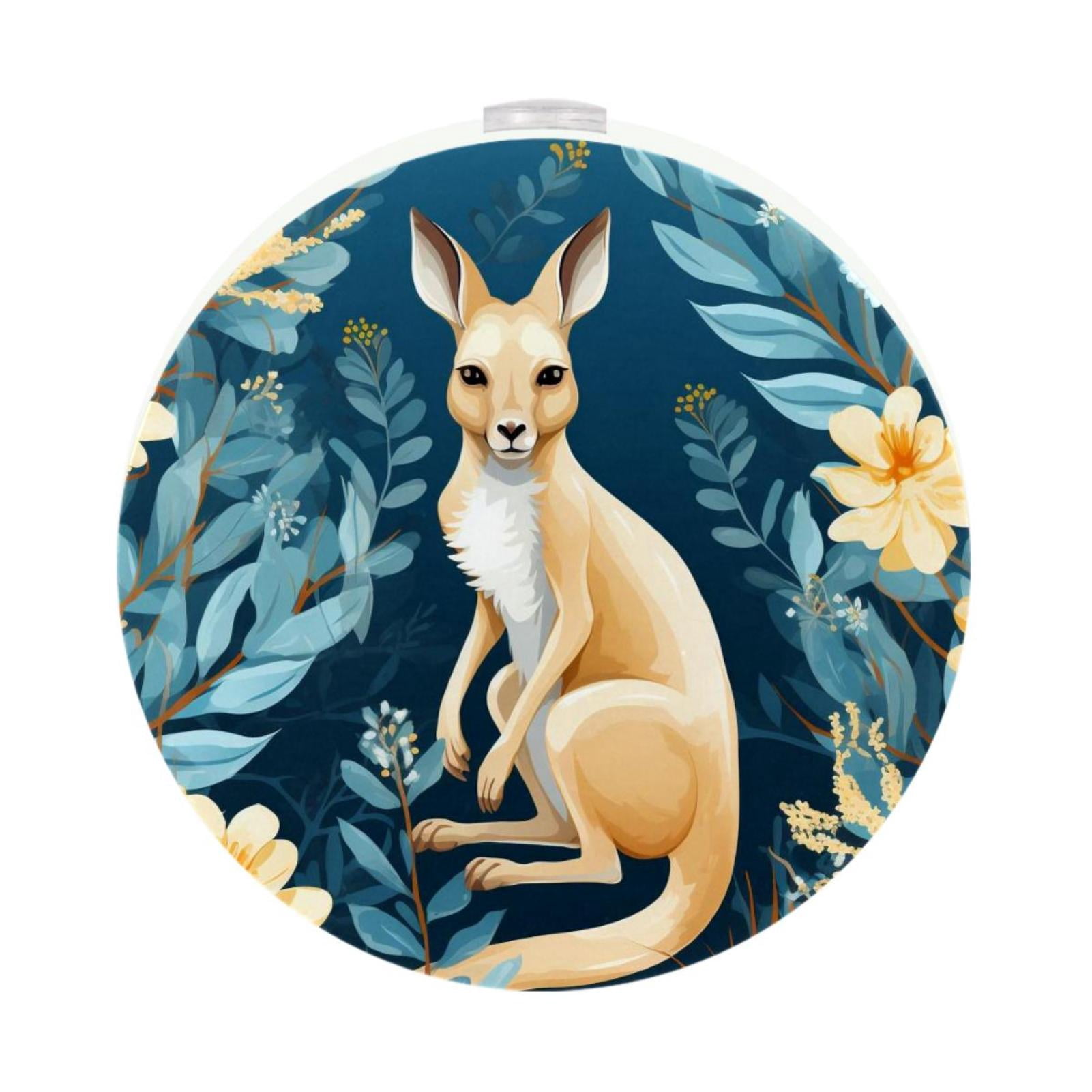 Kangaroo LED Round Night Light-2PCS | Energy-Efficient Plug-in ...