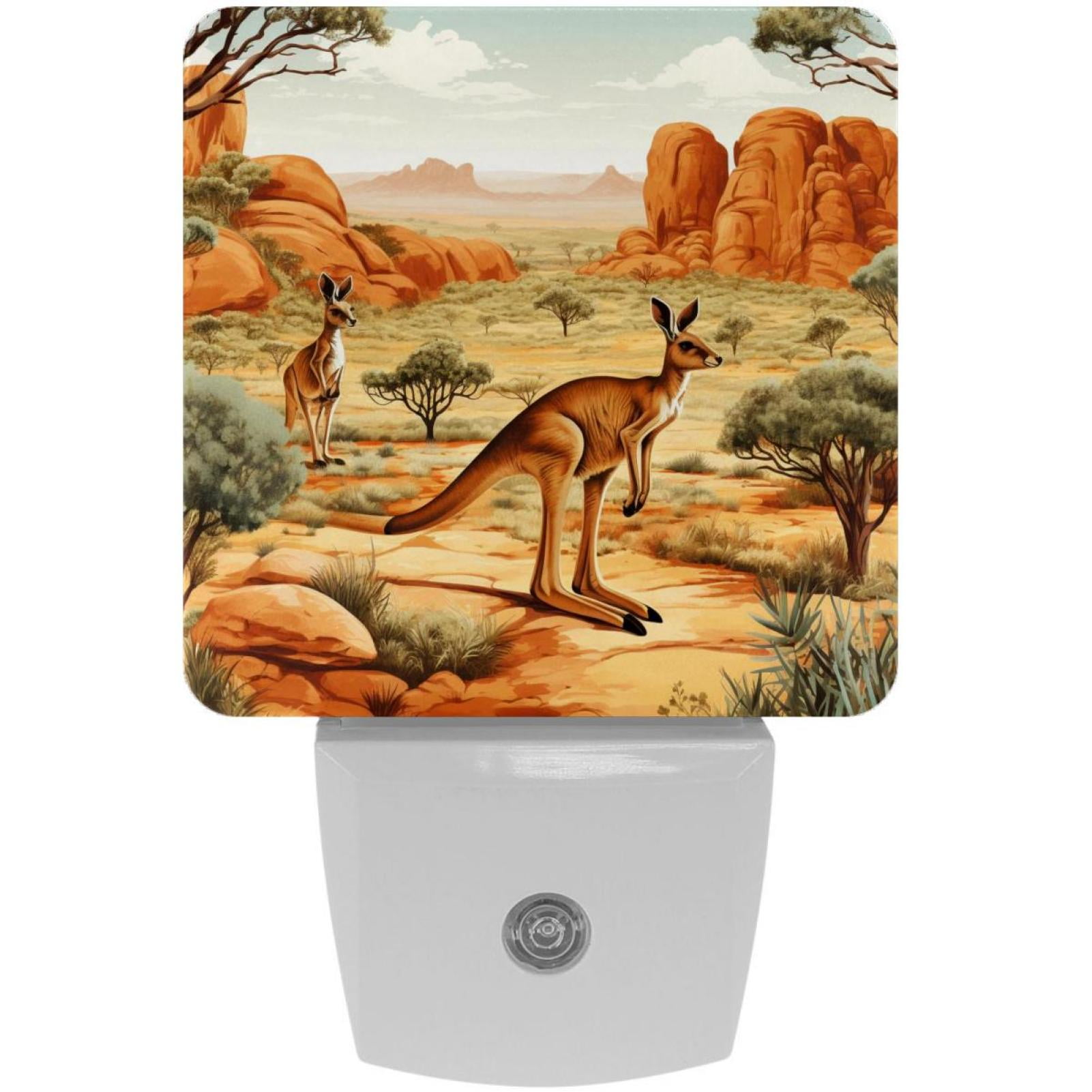 Kangaroo LED Square Night Lights - Bedside Lighting Solution for a ...