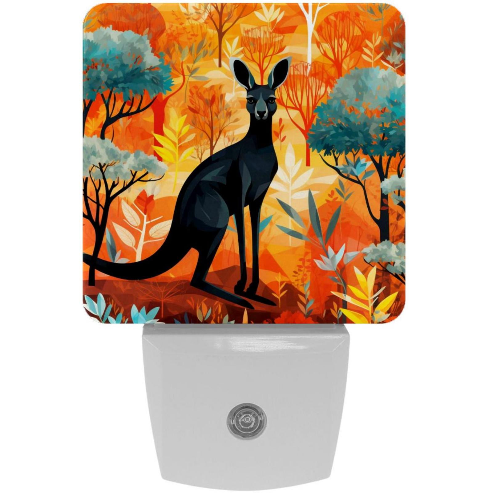 Kangaroo LED Square Night Lights - Bright and Compact Bedroom or ...