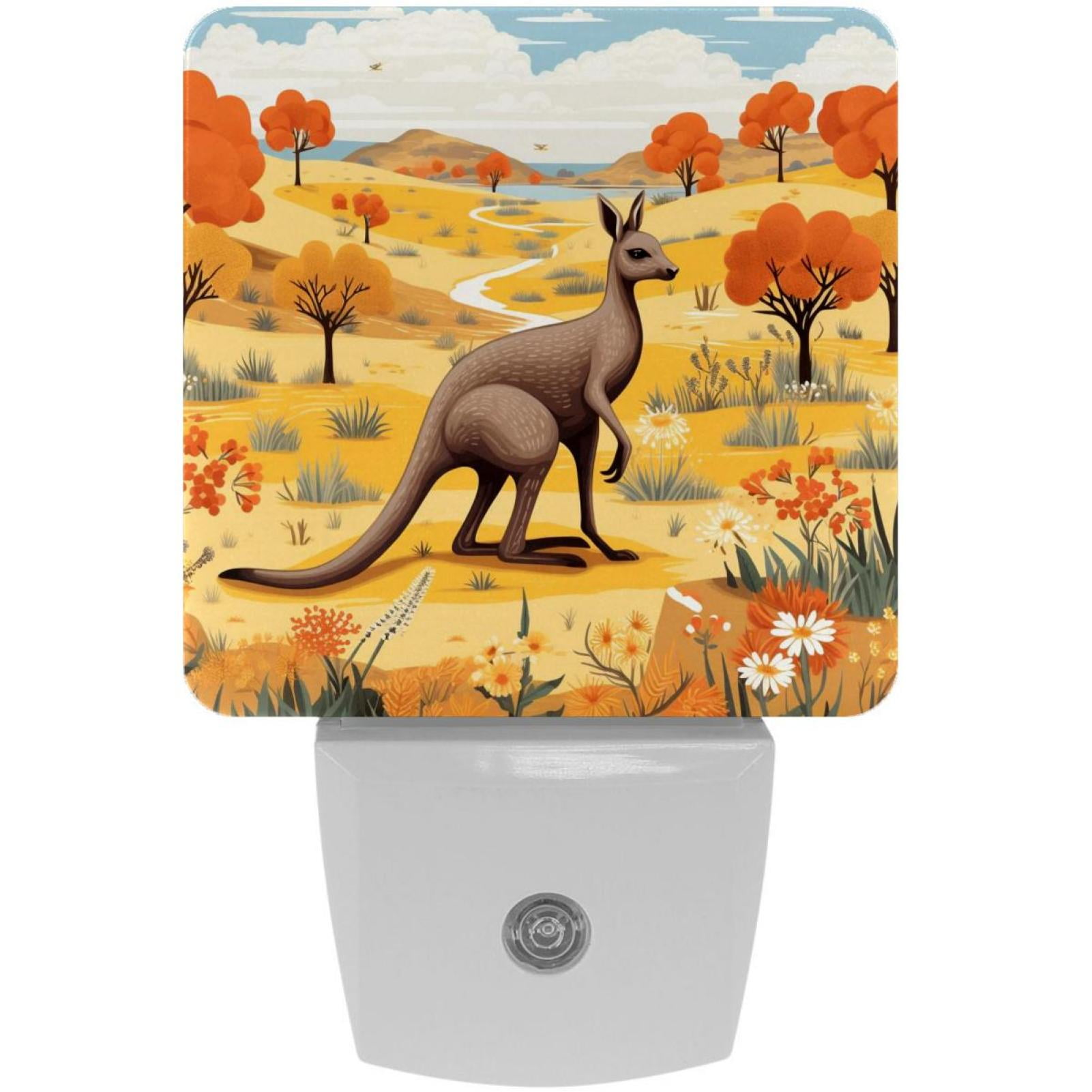 Kangaroo LED Square Night Lights - Energy Efficient Plug-in Wall Lamp ...
