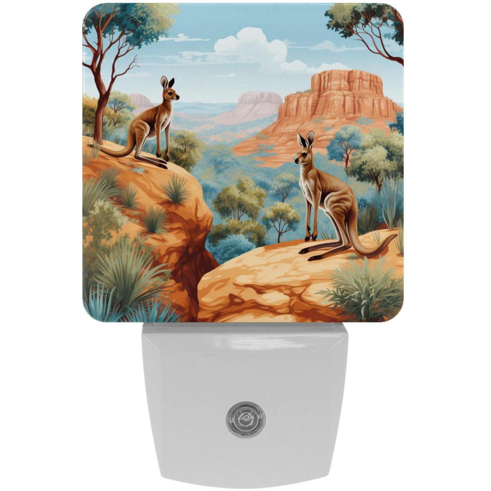 Kangaroo LED Square Night Lights - Energy Efficient and Stylish Bedroom ...