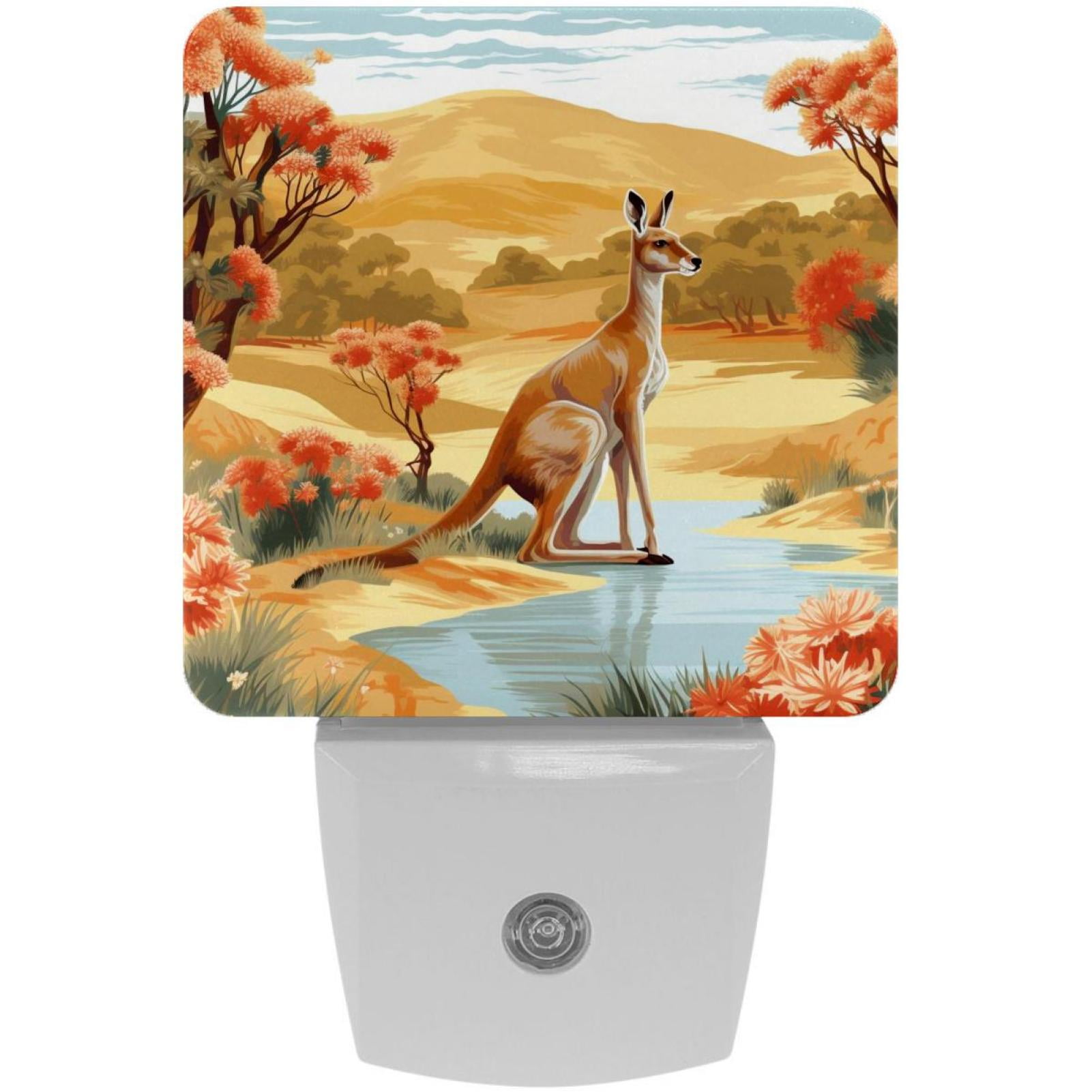 Kangaroo LED Square Night Lights - Energy Efficient and Stylish Bedroom ...