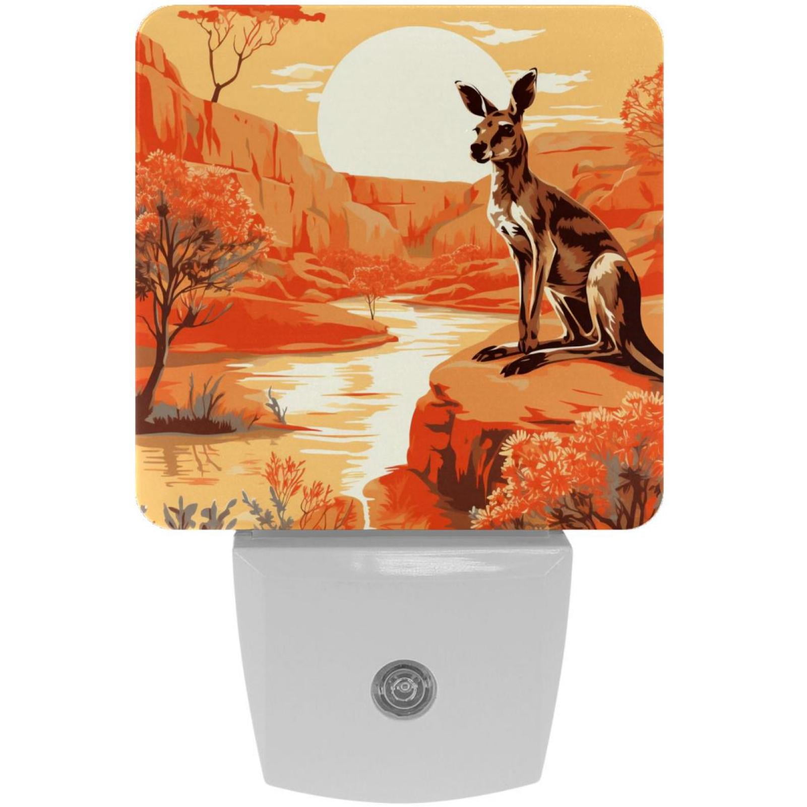 Kangaroo LED Square Night Lights - Energy Efficient and Stylish Bedroom ...