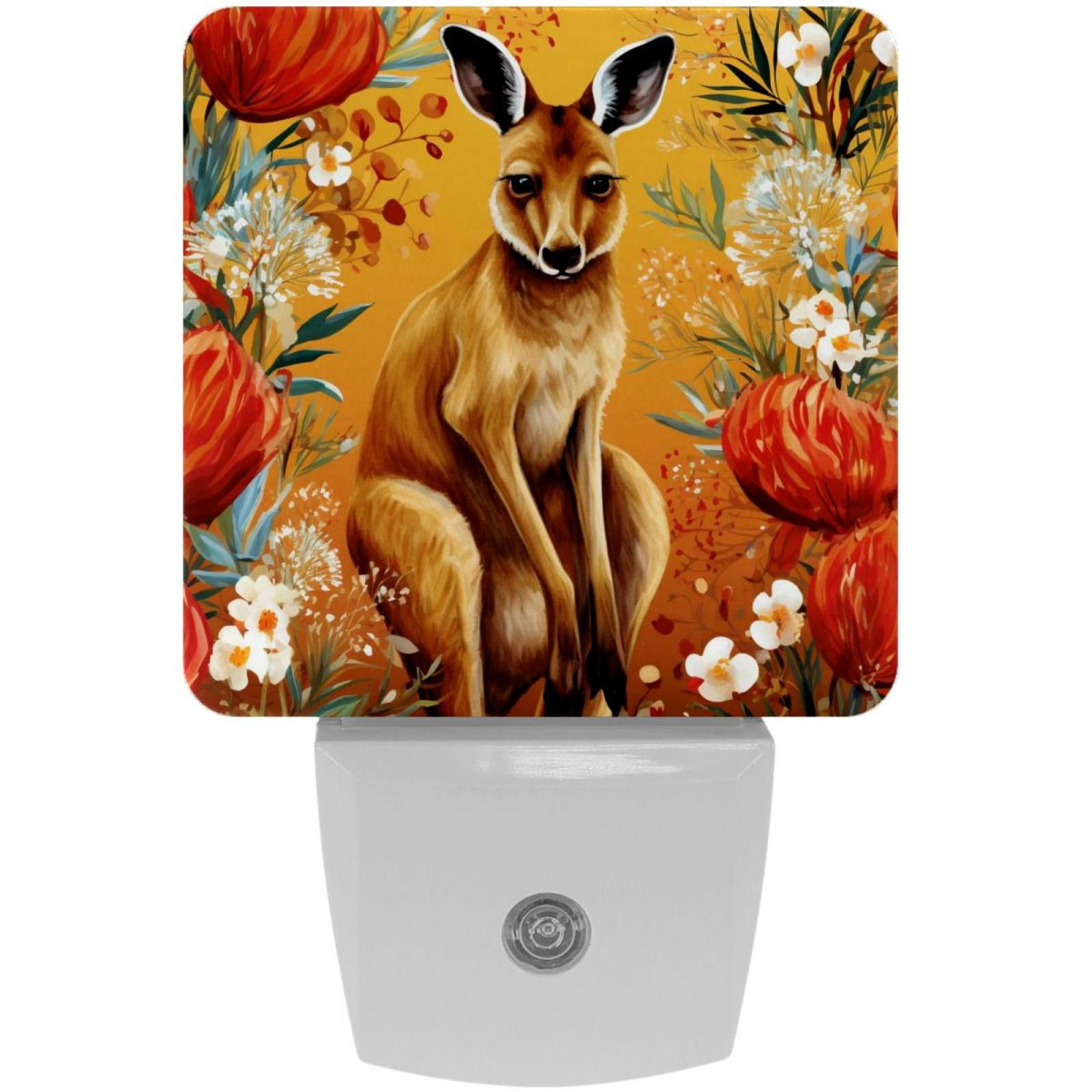Kangaroo LED Square Night Lights- Modern and Energy Efficient Bedside ...