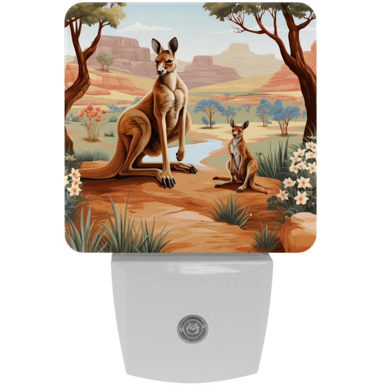 Kangaroo LED Square Night Lights - Stylish and Energy-Efficient Room ...