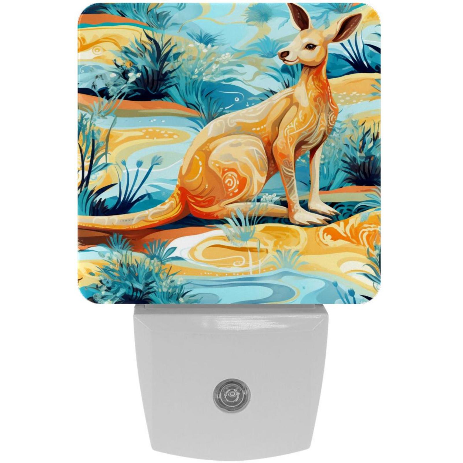 Kangaroo LED Square Night Lights - Stylish and Functional Nightlight ...