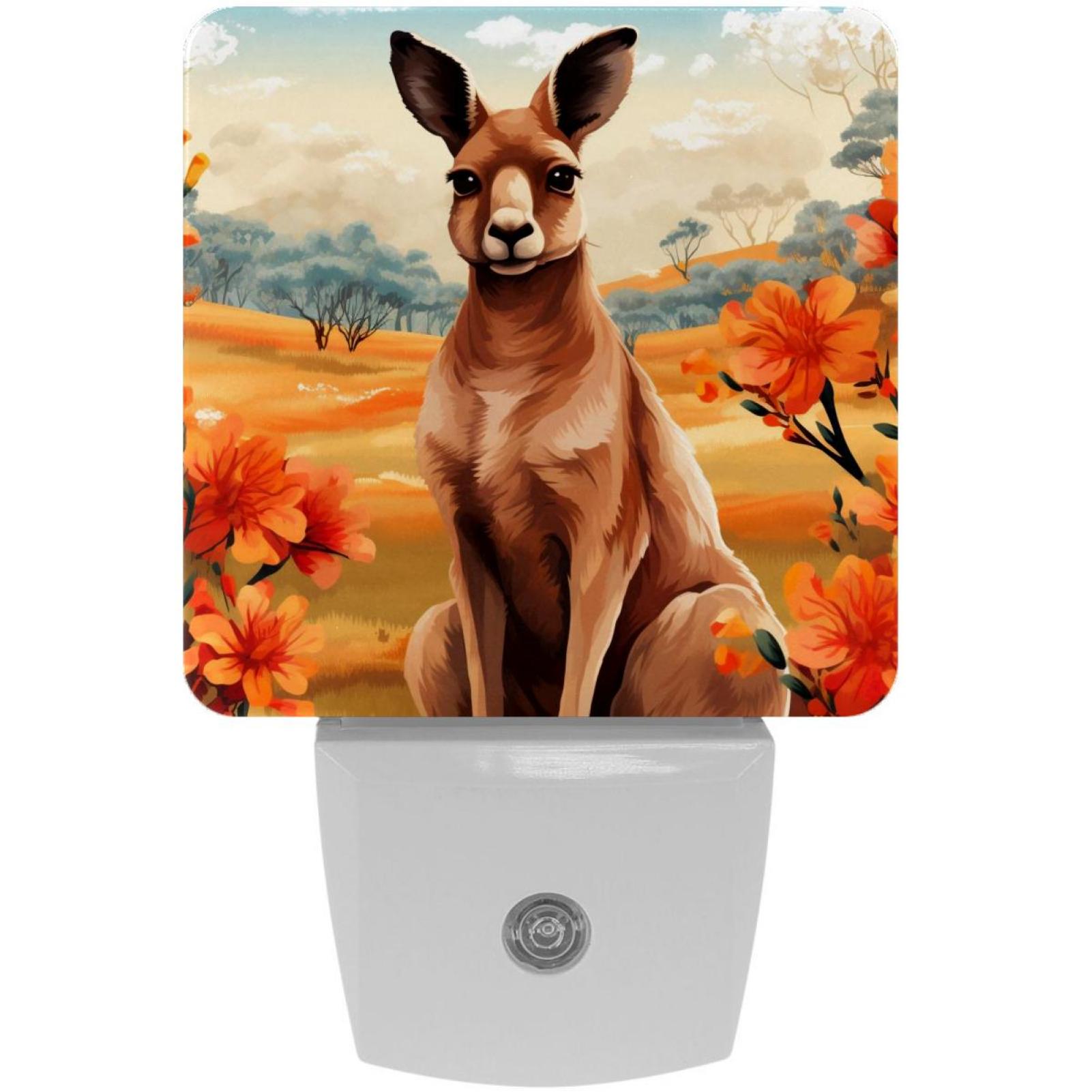 Kangaroo LED Square Night Lights for a Bright and Stylish Ambiance ...