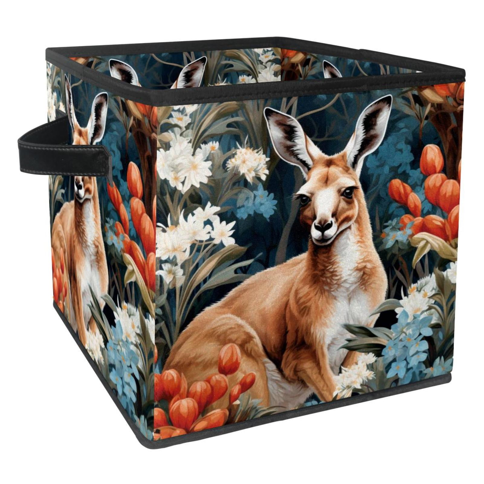 Kangaroo Large Capacity Foldable Cube Organizer with Handle, 10.8"x10.5 ...