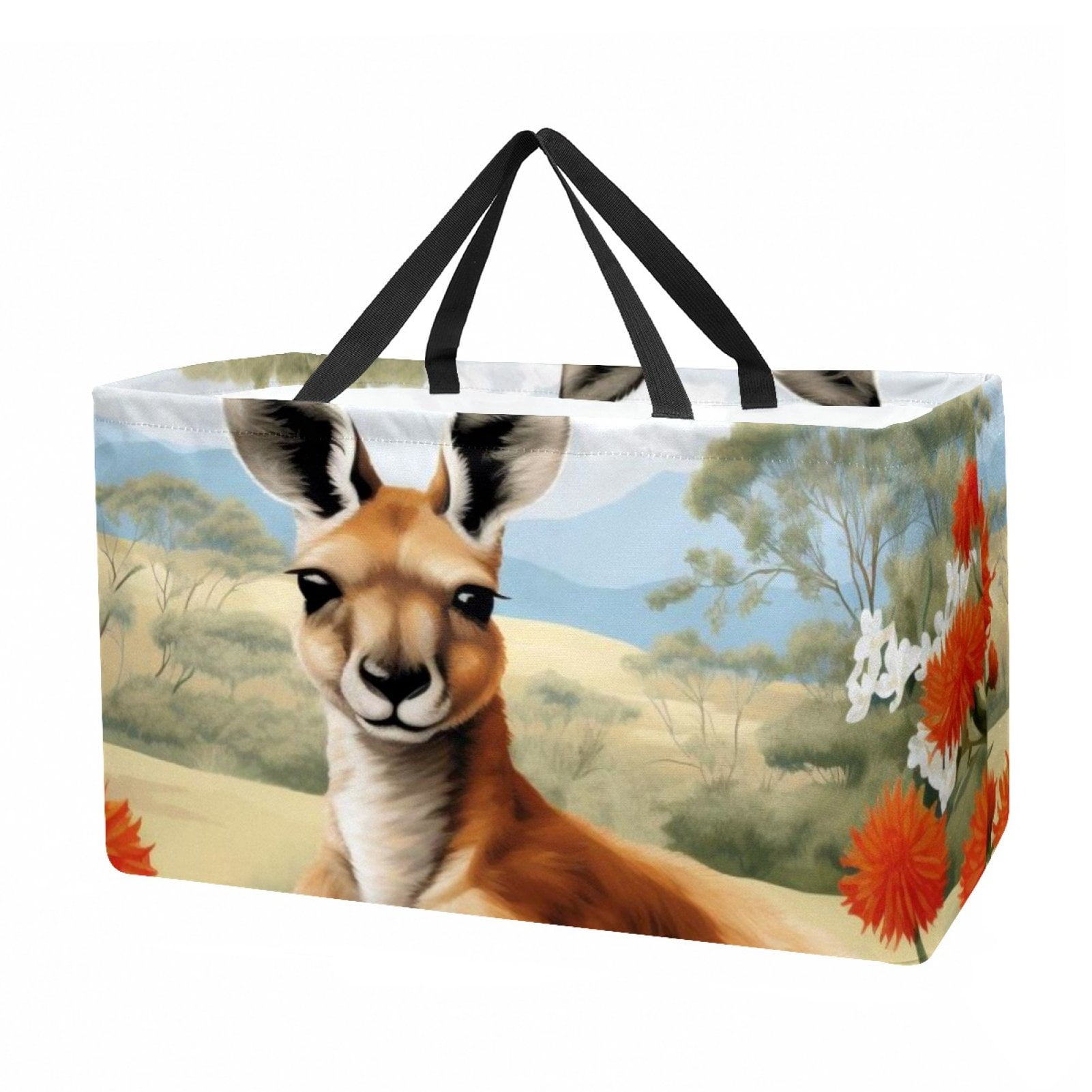 Kangaroo Large Capacity Reinforced Oxford Cloth Storage Bin - Reusable ...