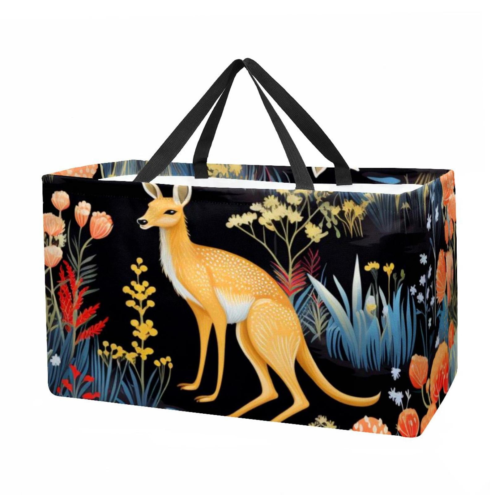 Kangaroo Large Capacity Reinforced Oxford Cloth Storage Bin - Reusable ...