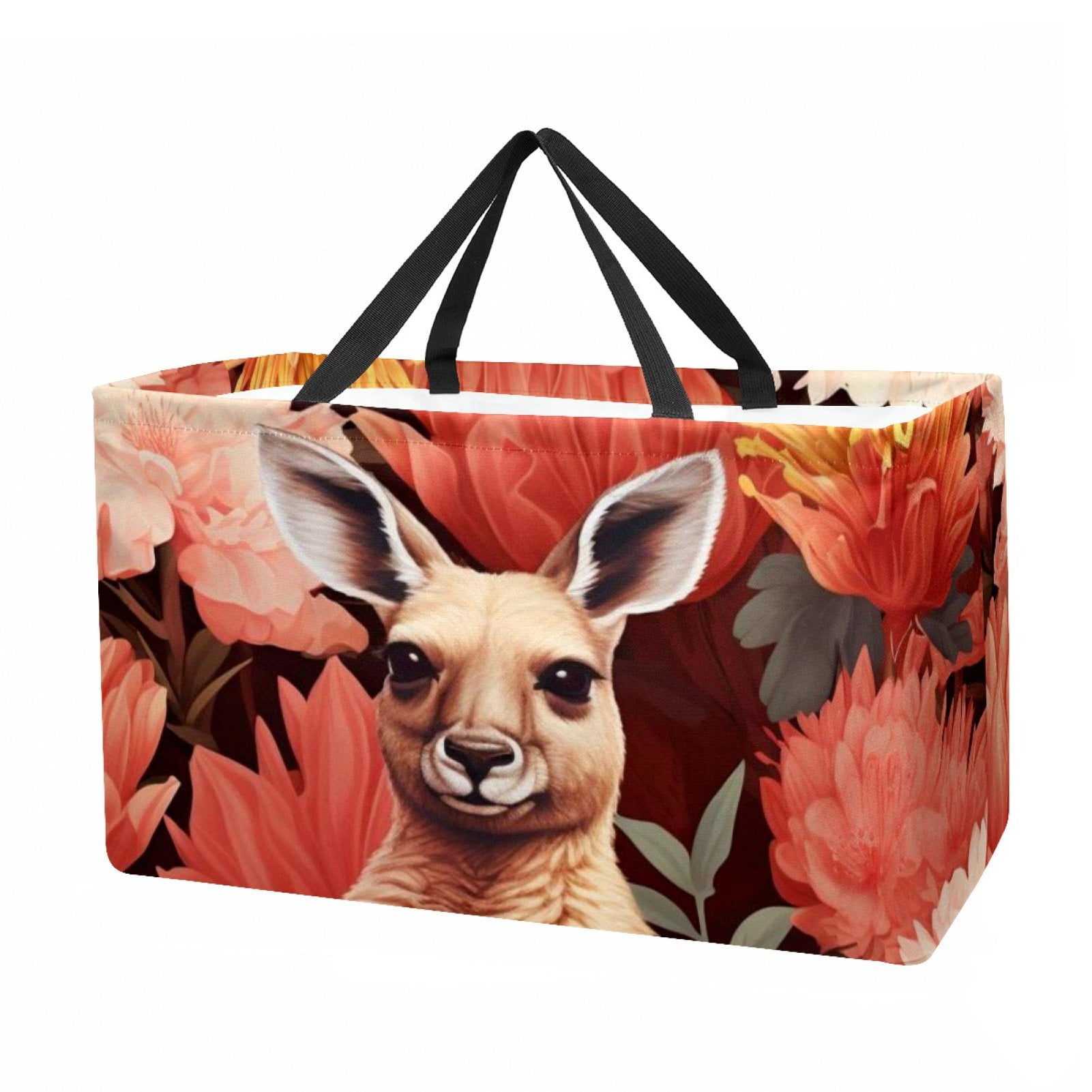 Kangaroo Large Capacity Reinforced Oxford Cloth Storage Bin - Reusable ...