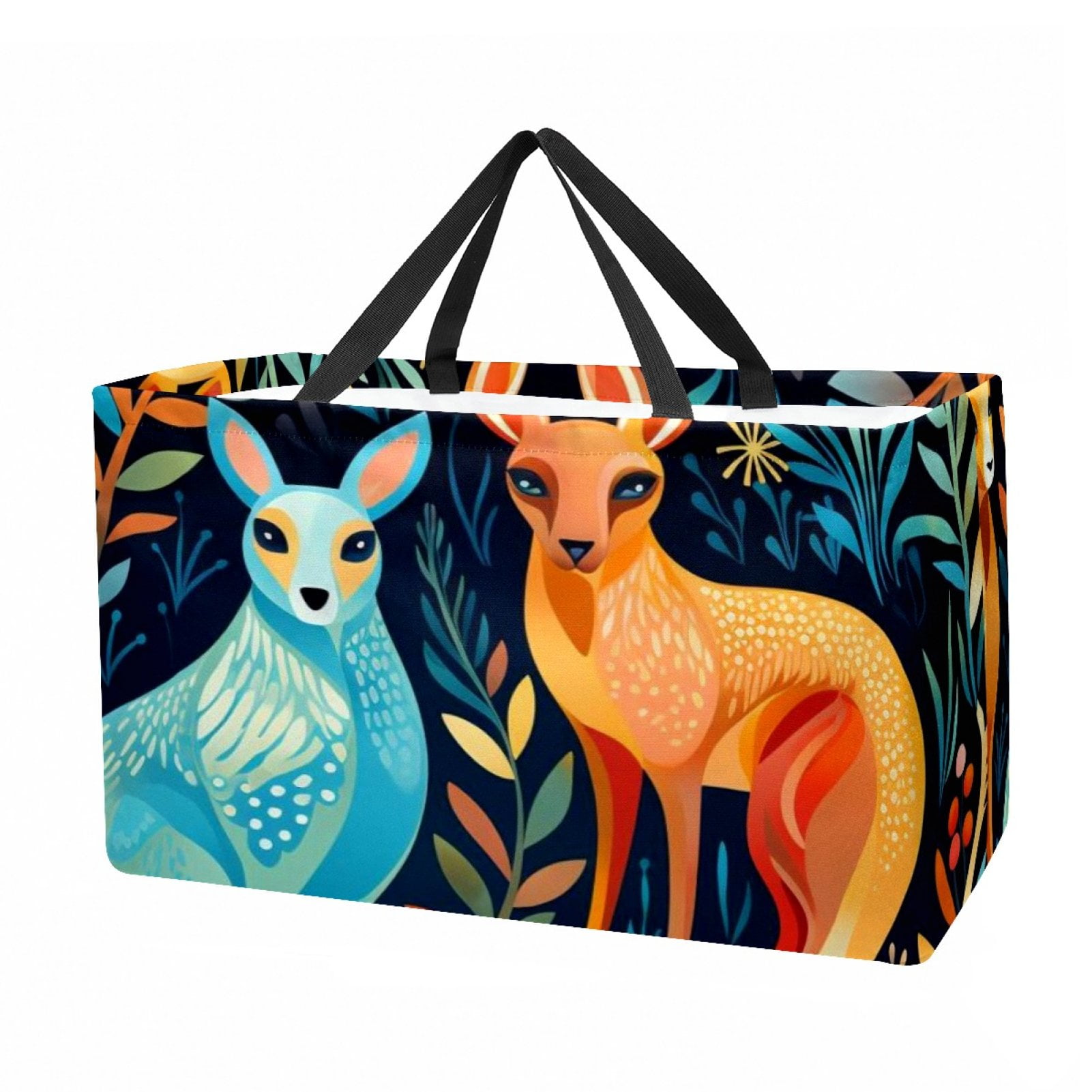 Kangaroo Large Capacity Reinforced Oxford Cloth Storage Bin - Reusable ...