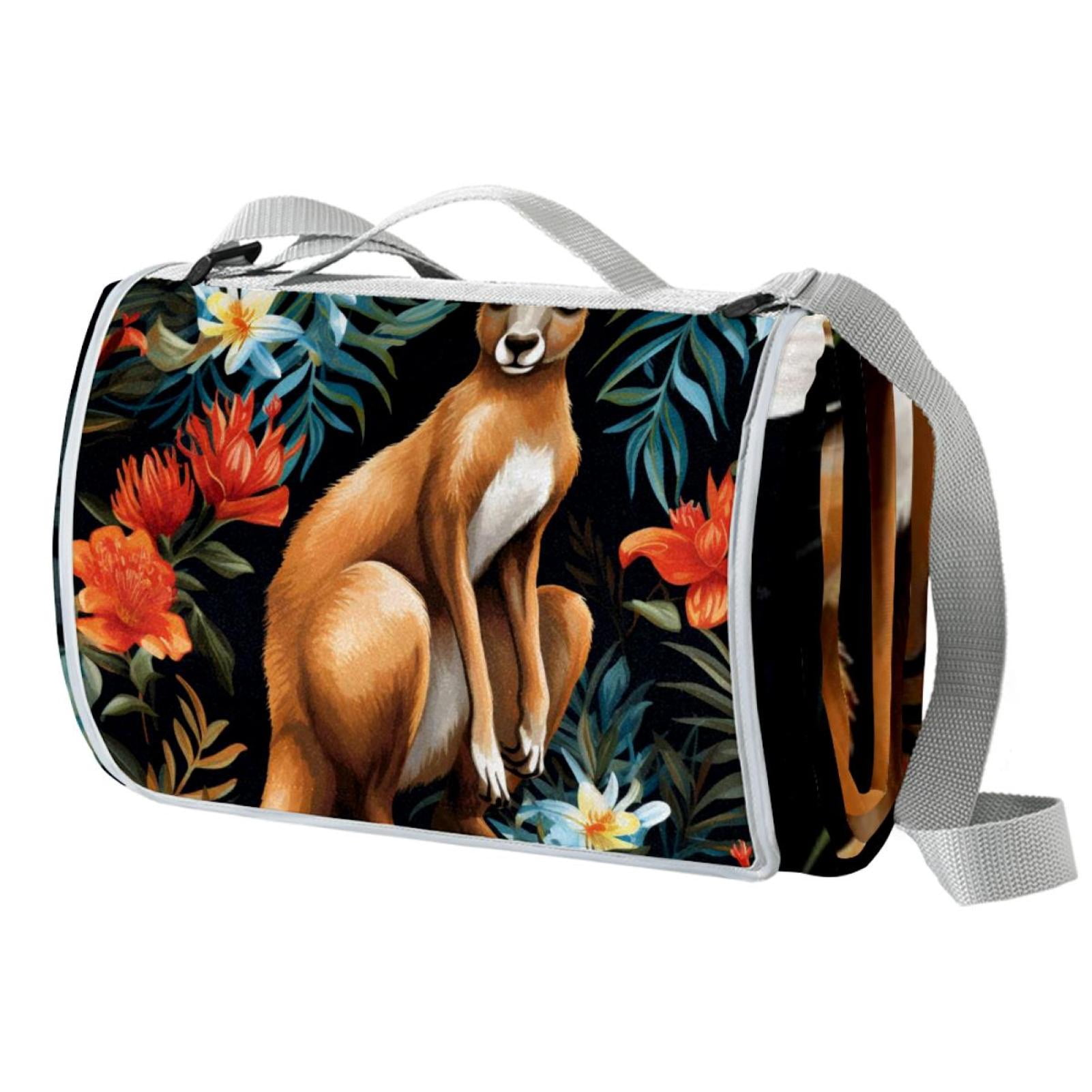 Kangaroo Large Picnic Mat for Outdoor Activities & Beach Trips ...
