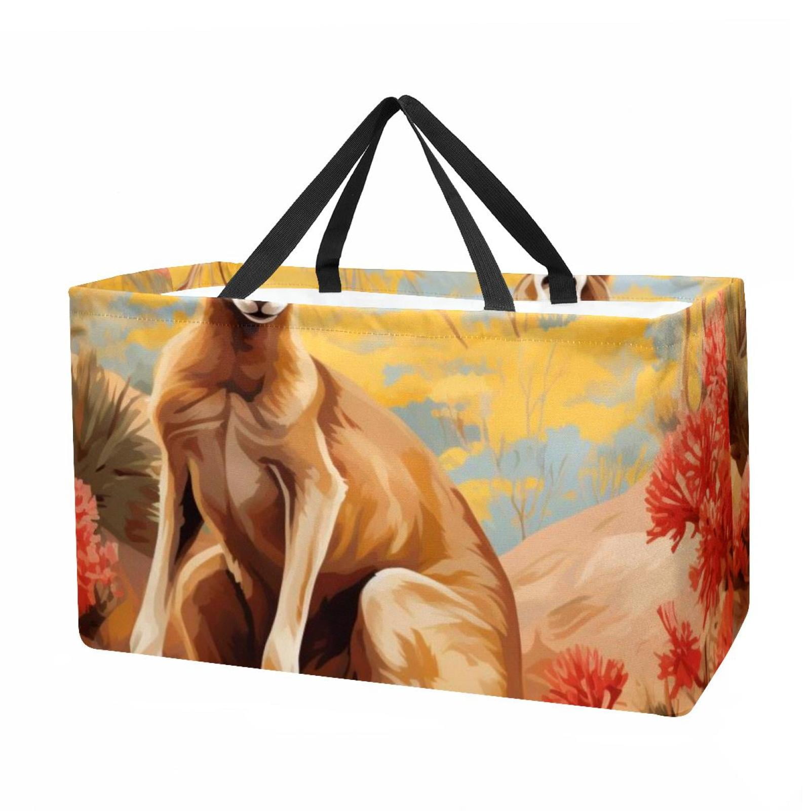 Kangaroo Large-capacity Foldable Reusable Shopping Bag: Oxford Cloth ...