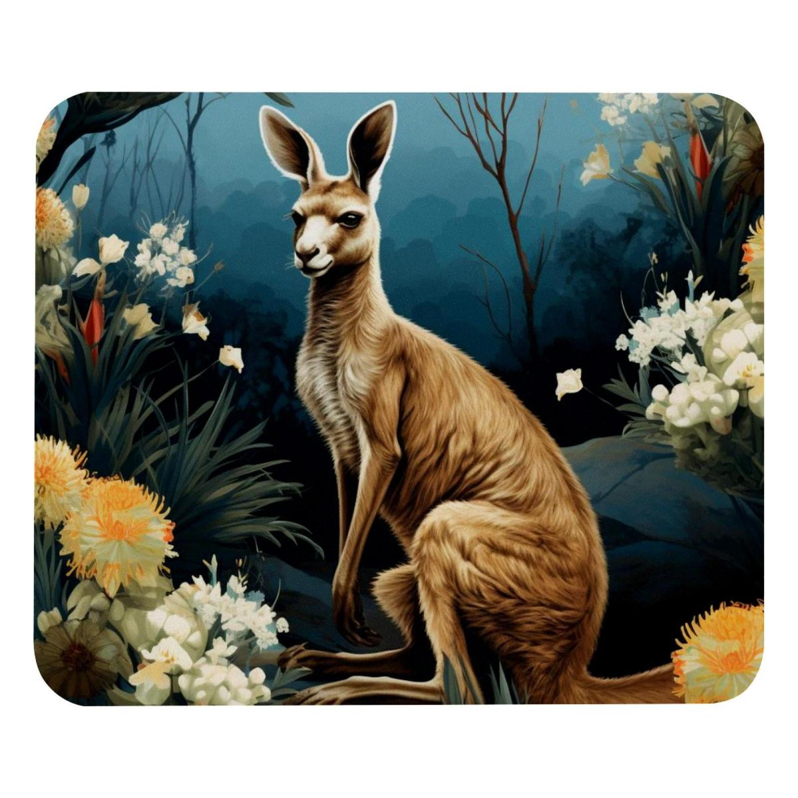 Kangaroo Mouse Pad for Laptop Wireless Mouse Home Office Travel ...