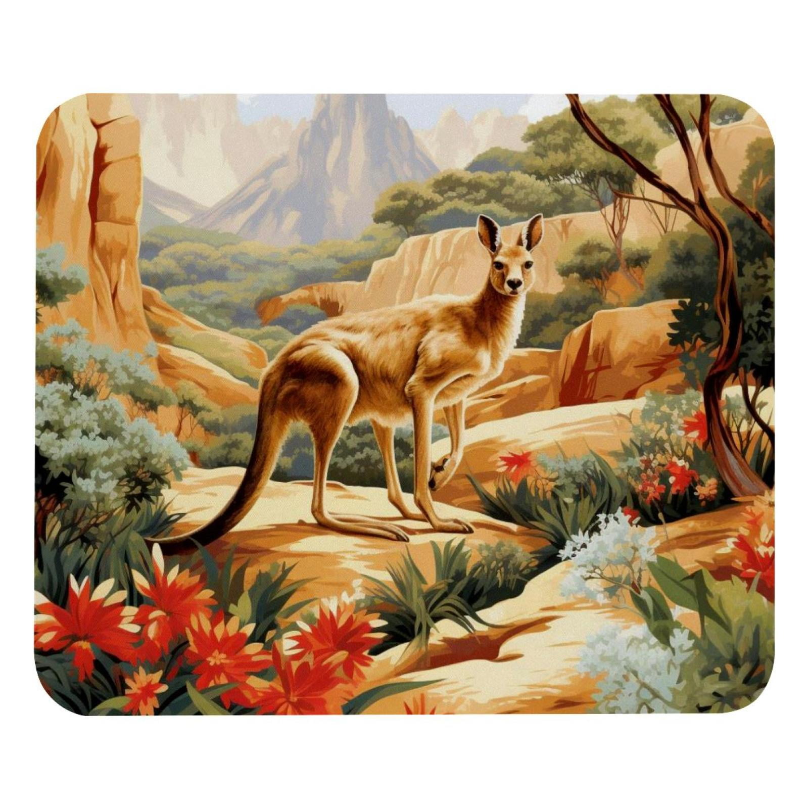Kangaroo Mouse Pad for Laptop Wireless Mouse Home Office Travel ...