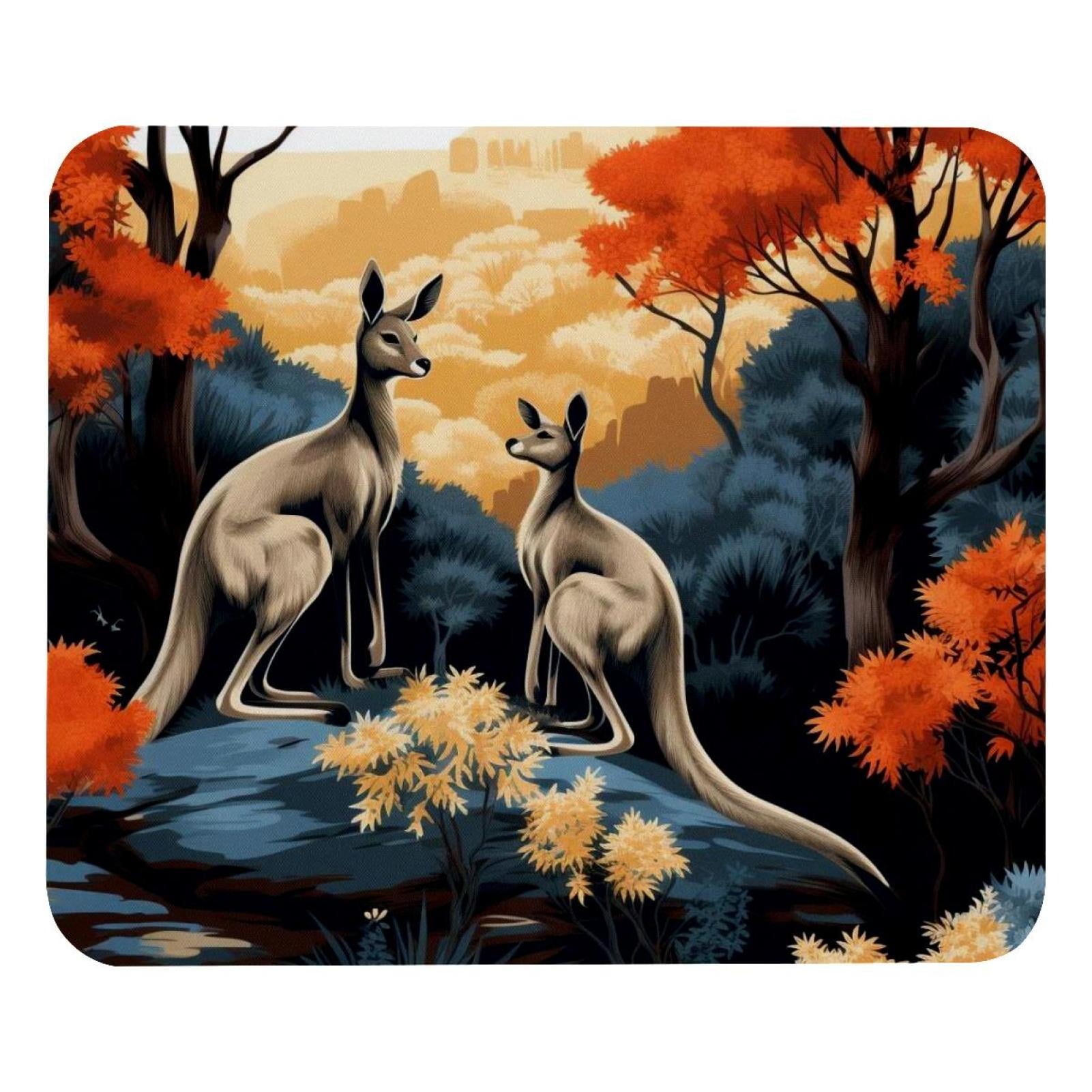 Kangaroo Mouse Pad for Wireless Mouse Home Office Desk Laptop with ...