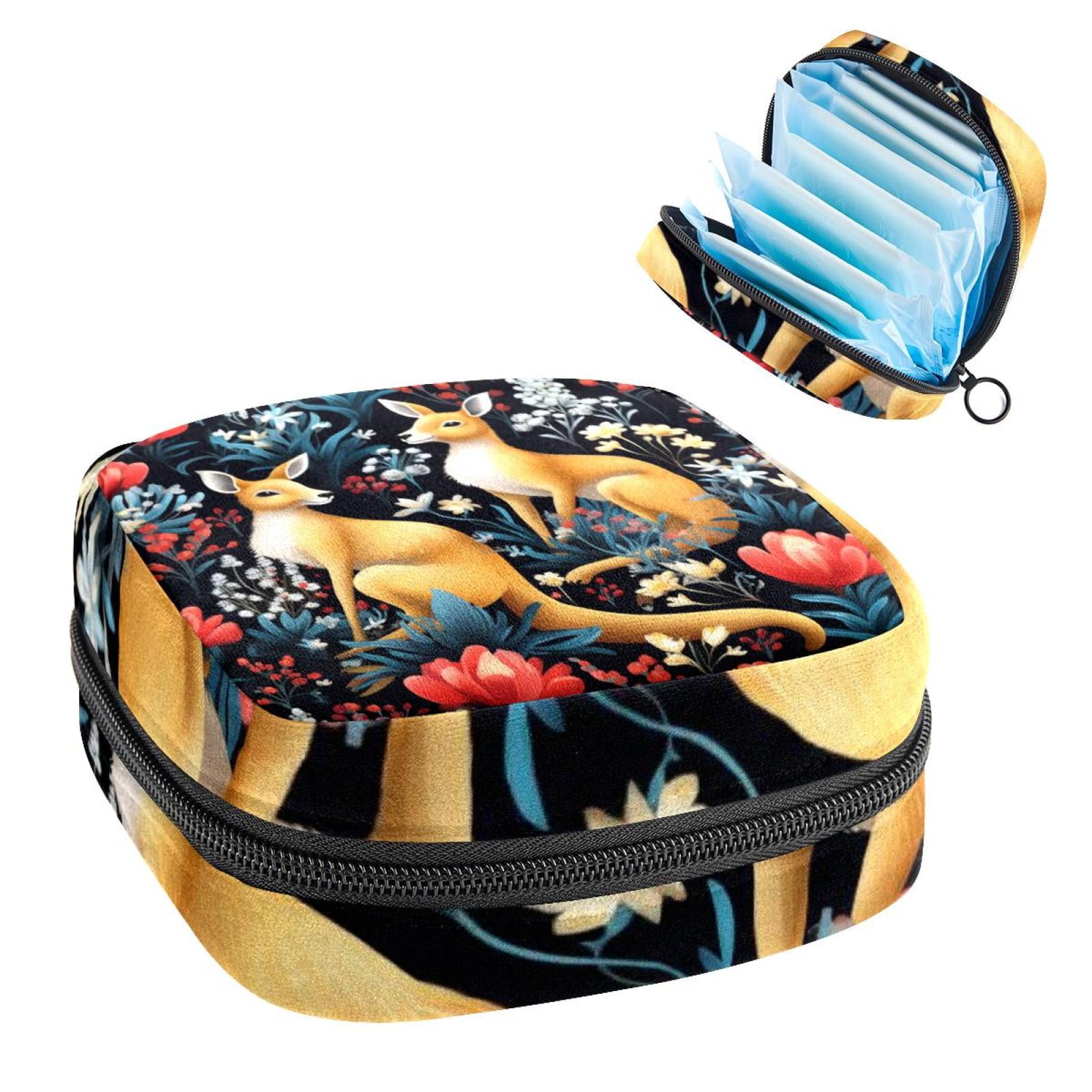 Kangaroo Pad Bag Small Bag Canvas Pouch with Zipper Small Pouch with ...